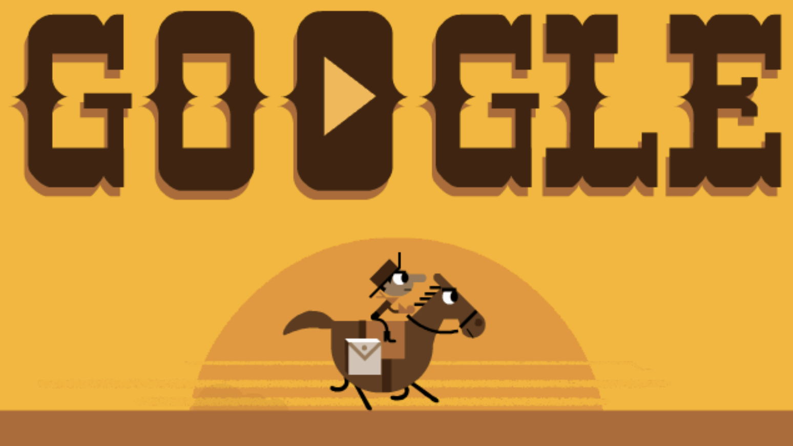 Pony Express Google Doodle Game – Ride the Wild West Mail Trail